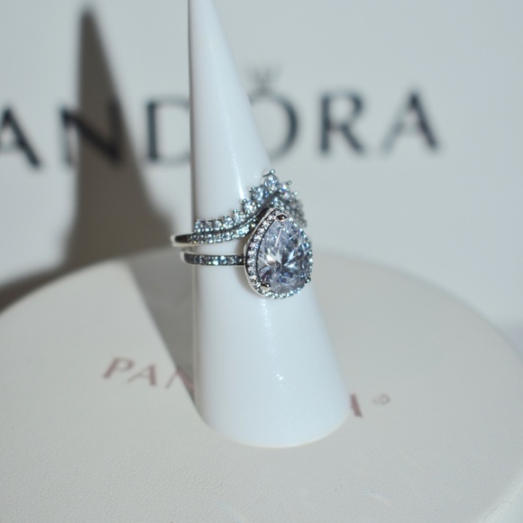 Pandora | Jewelry | Pandora Princess Wishbone Ring Silver | Poshmark
